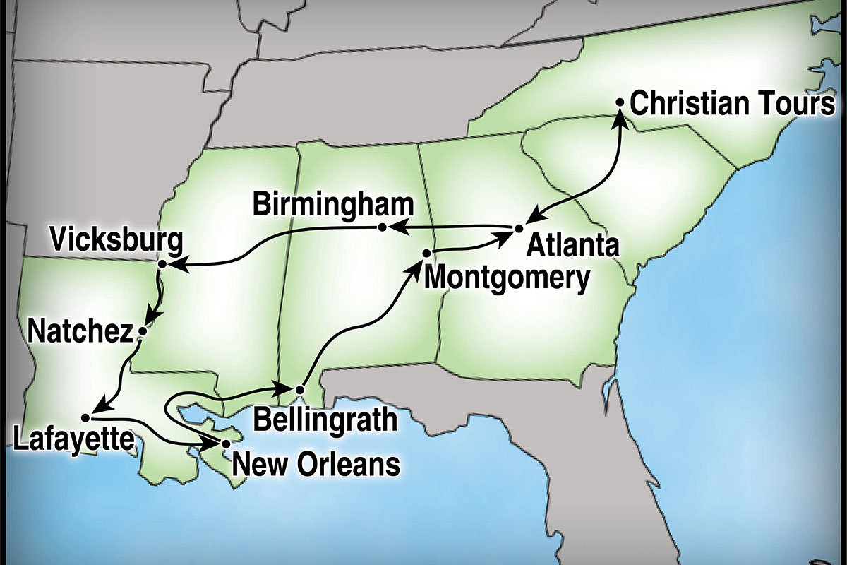 New Orleans Cajun Country and River Road (2026) | Christian Tours ...
